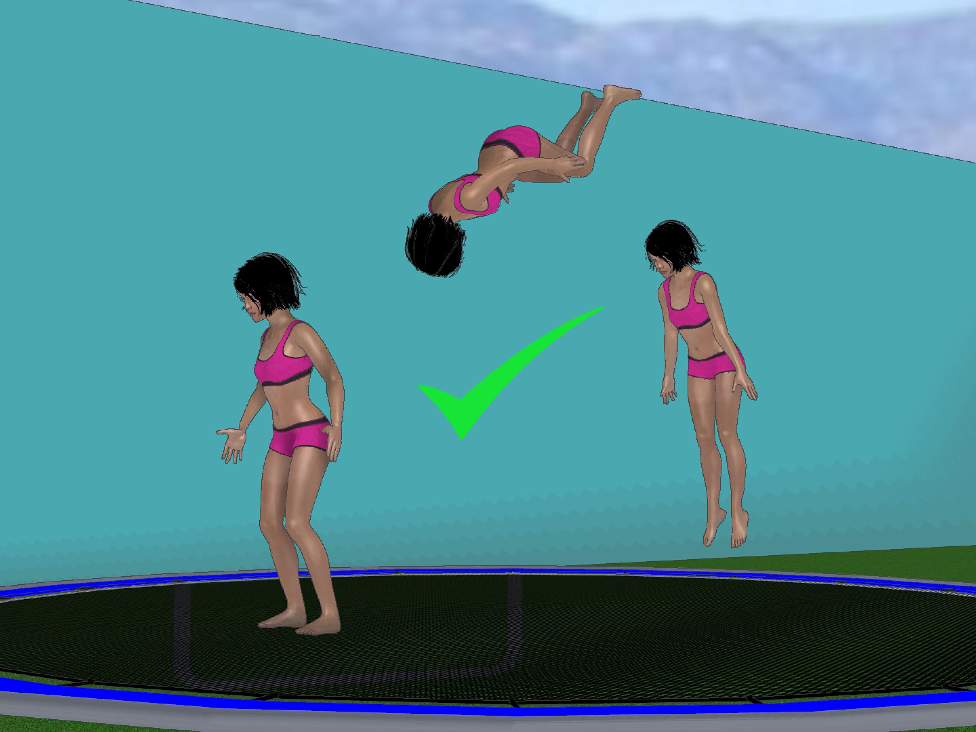 How To Do A Front Flip Both Ways The Learning Zone